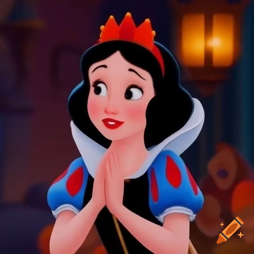 Rewrite of the fairy tale 'Snow White' with unique elements on Craiyon