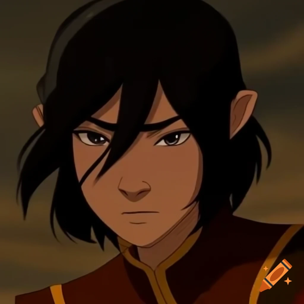 Portrait of tero, airbender and earthbender from avatar universe ...