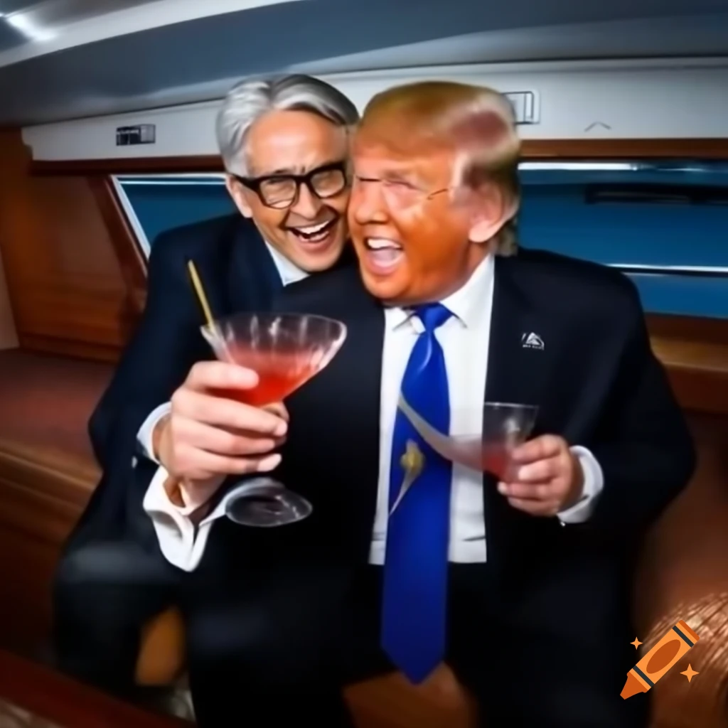 Attorney General Merrick Garland and Trump laughing on yacht with ...