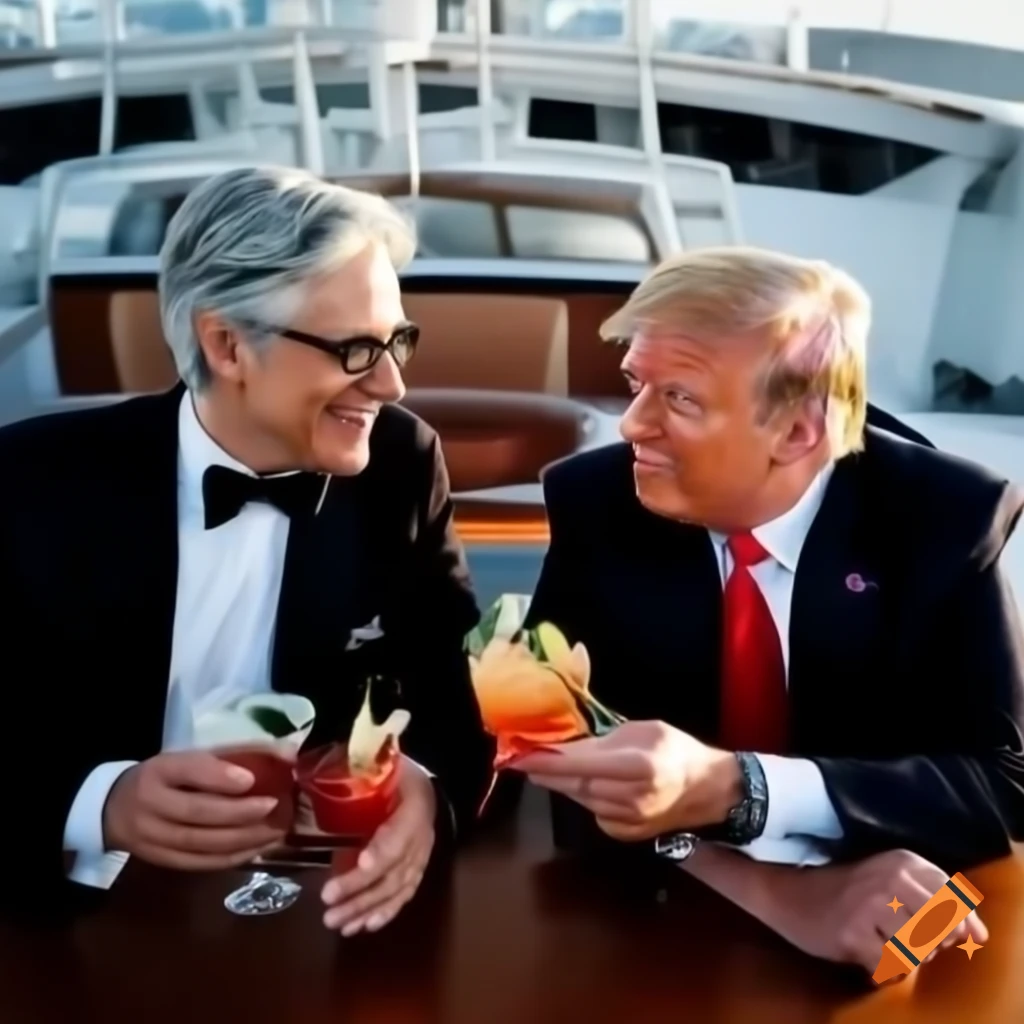 Attorney General Merrick Garland and Trump laughing on yacht with ...