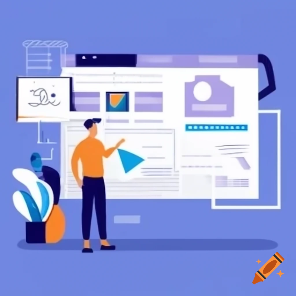 Creative office wall design for advertising and graphic applications on ...