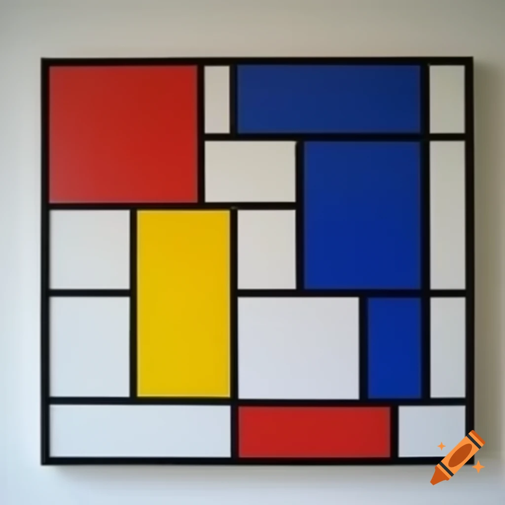 Original artwork merging M C Escher's intricate patterns with Piet Mondrian's geometric abstract ...