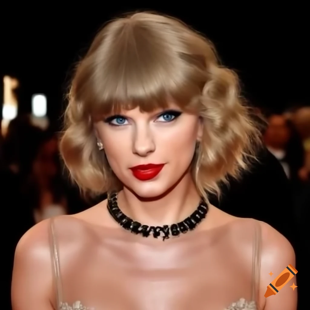 Taylor swift performing on stage on Craiyon