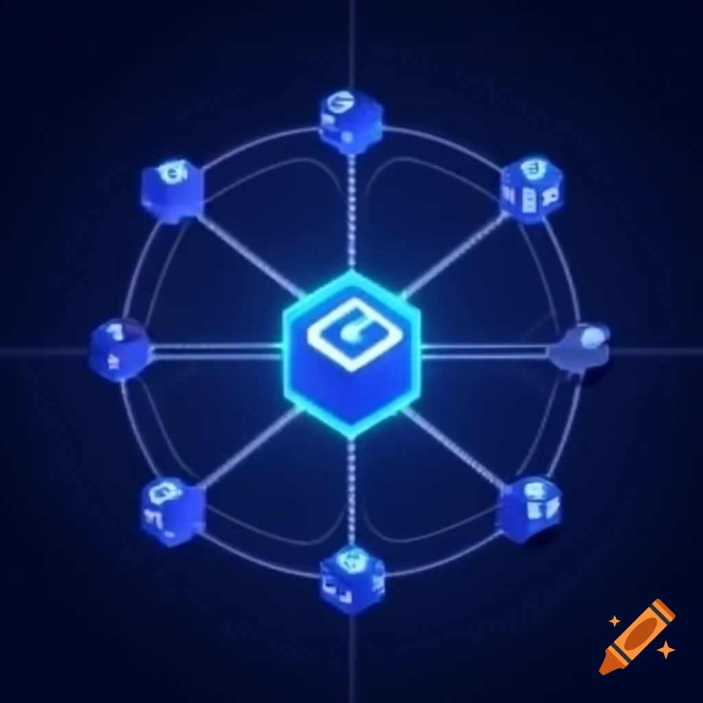 Kubernetes cluster architecture diagram on Craiyon