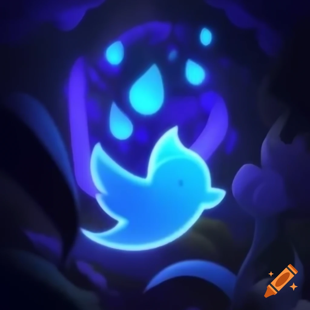 Mystical abstract representation of twitter concept on Craiyon