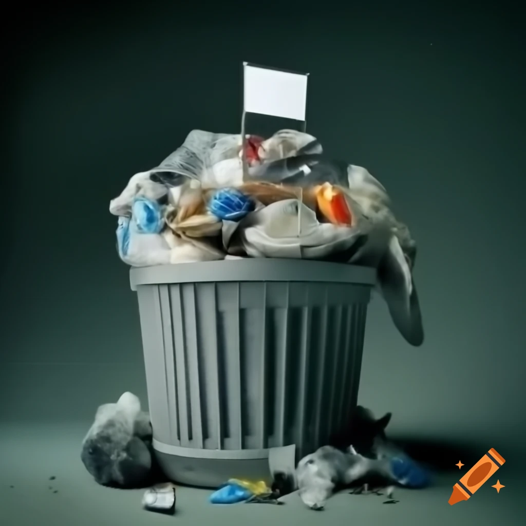 Cover of Time Magazine featuring a pile of garbage with white flag on ...