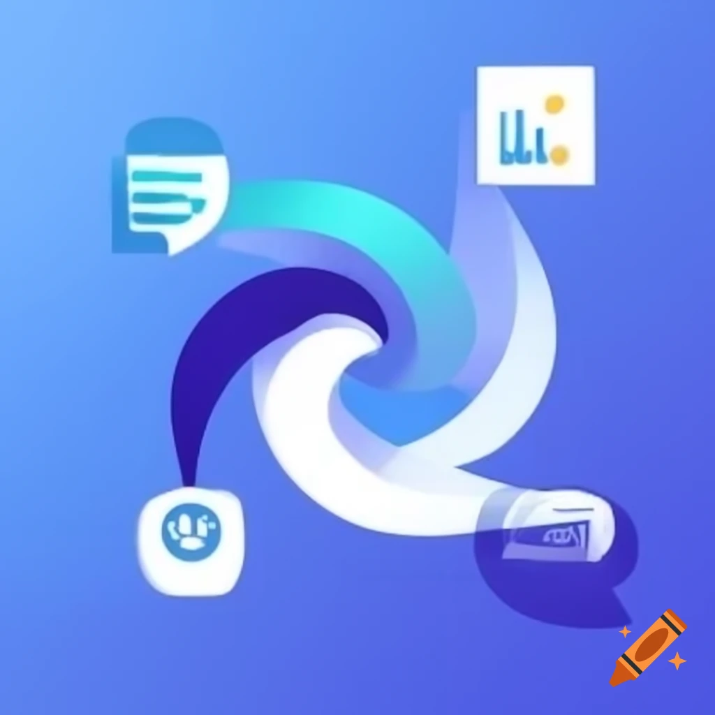 Dynamic logo concept for business application management with ...