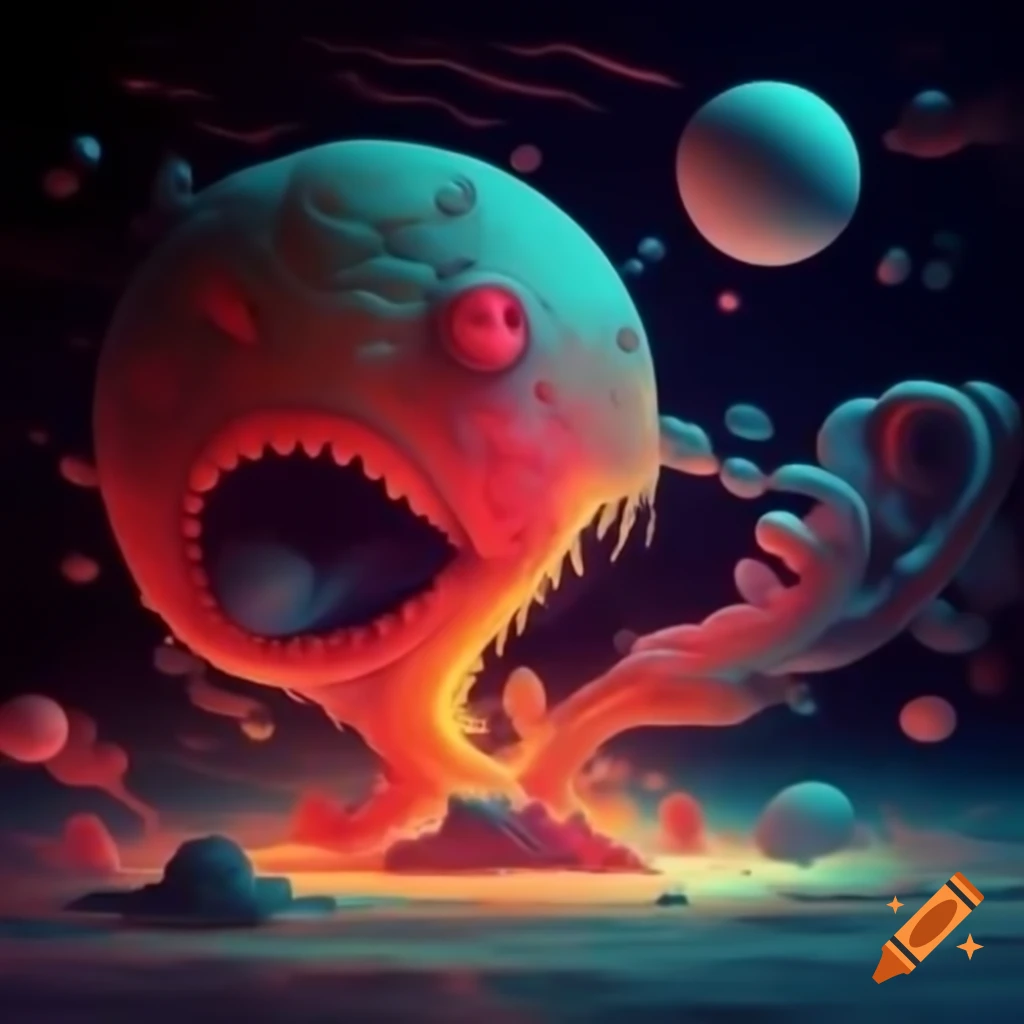 Pop surreal artwork on Craiyon