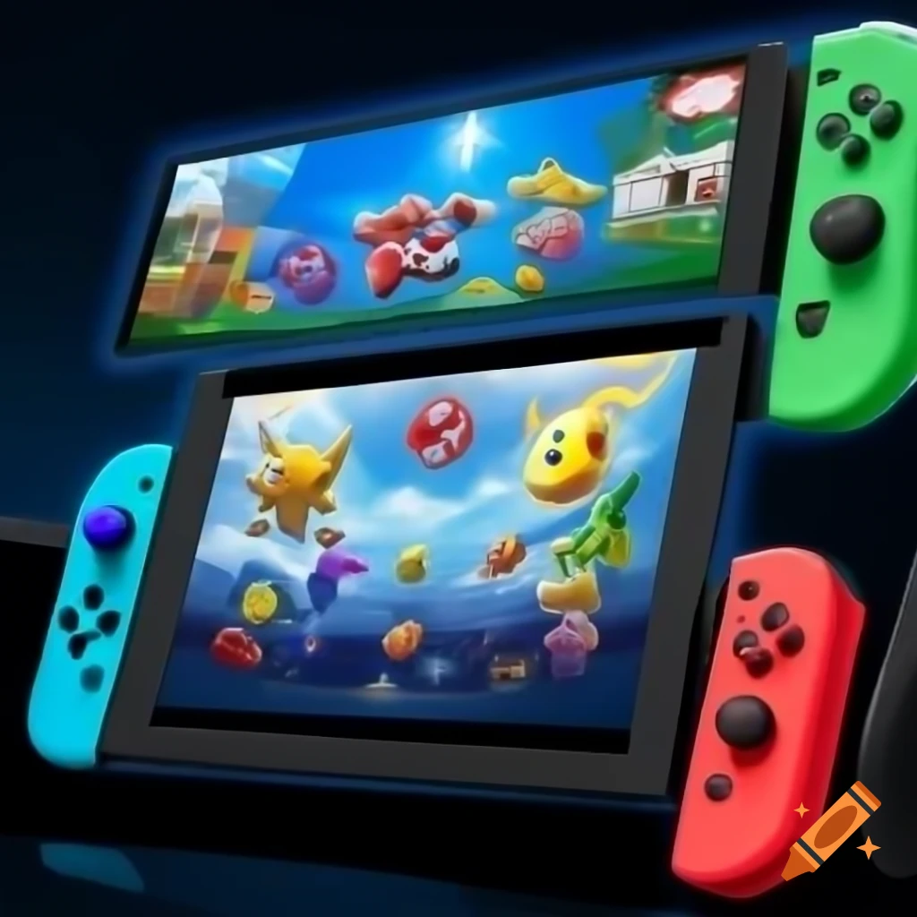 Dynamic video intro featuring nintendo switch and logos of super mario ...