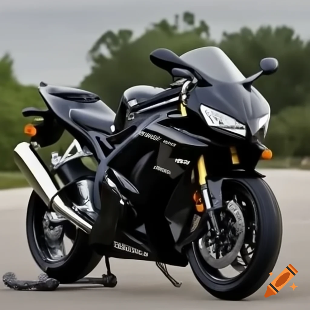 2007 Honda CBR 600cc motorcycle with forged carbon fiber on Craiyon