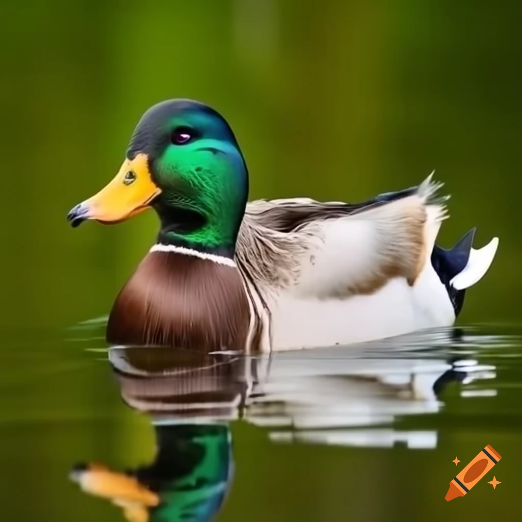 Duck in a natural setting on Craiyon