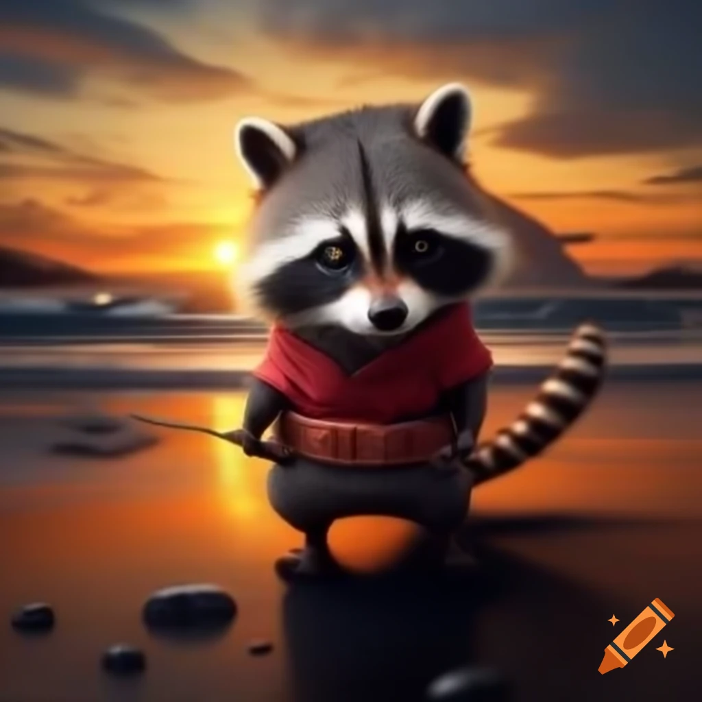 Ninjas relaxing on beach during sunset in high definition 8k on Craiyon