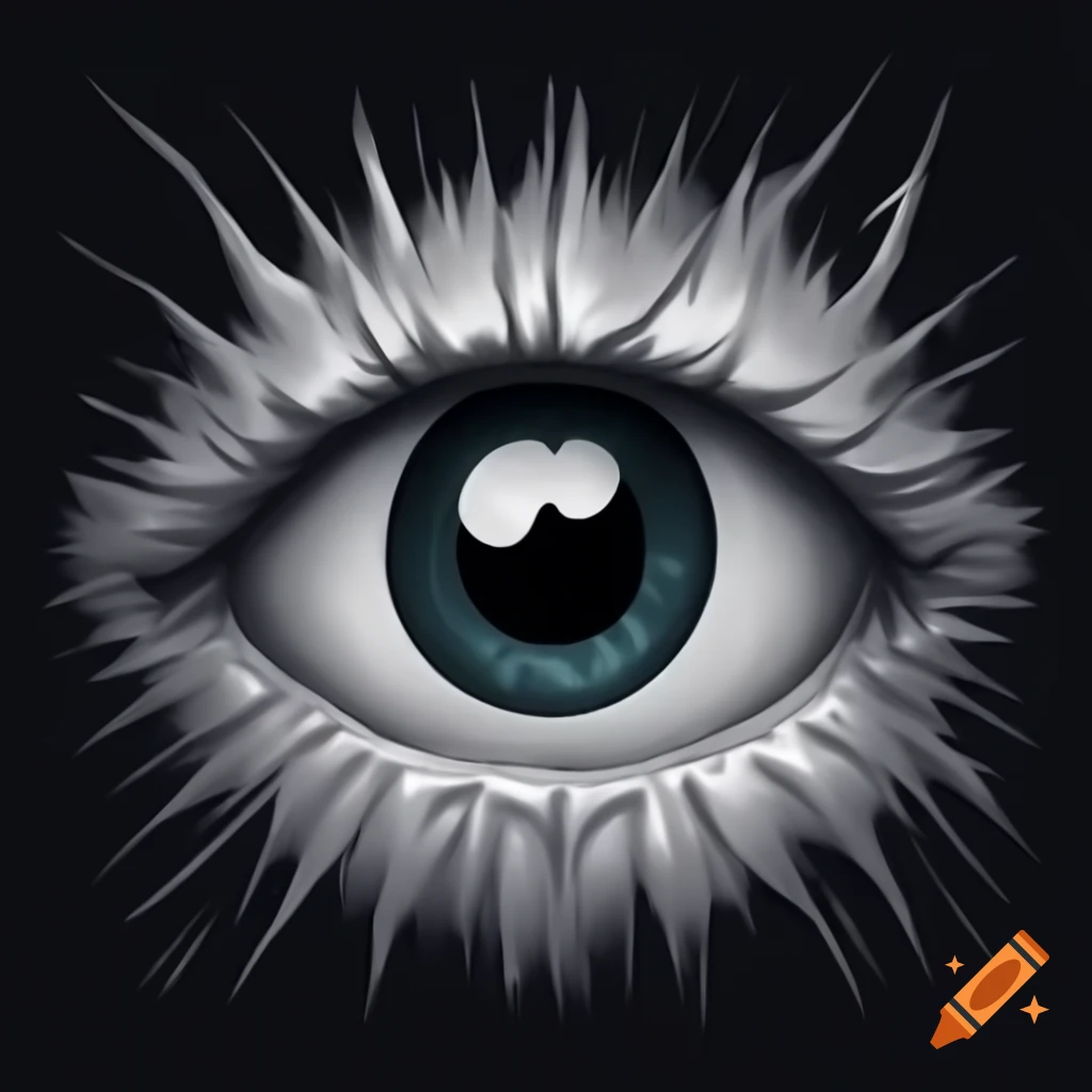 Stylized pencil sketch of a mystical eye representing otherworldly ...