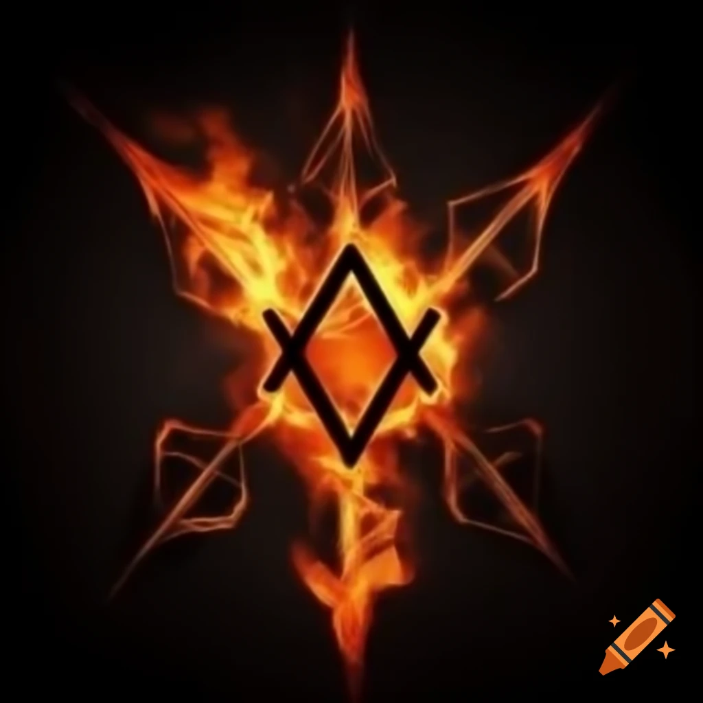 Symbol of fire in mythology on Craiyon