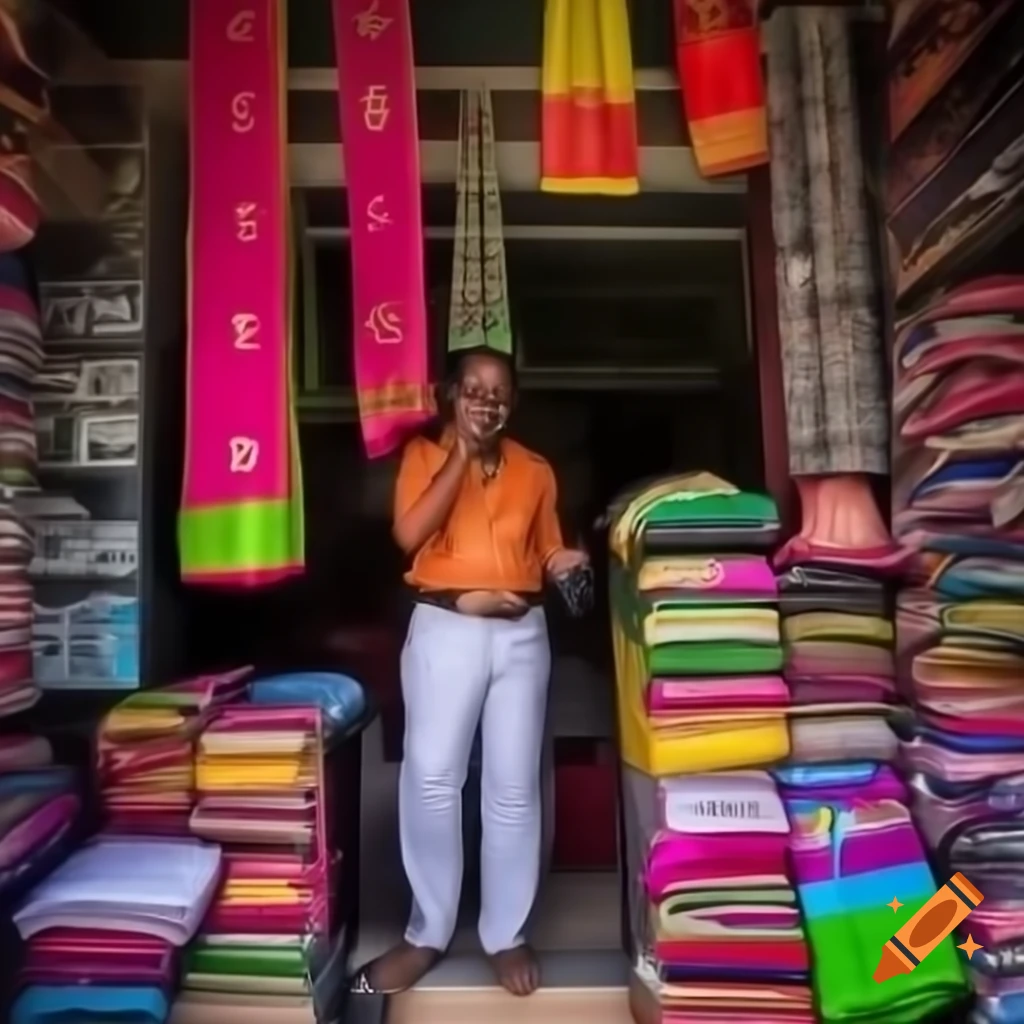 Vibrant youtube thumbnail of wholesale saree shop with colorful sarees ...