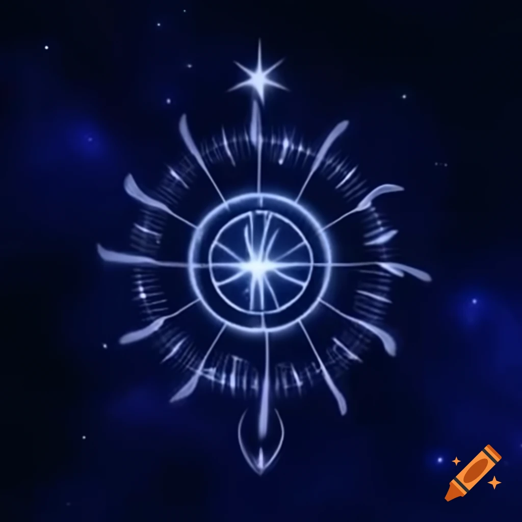 Symbol representing stars in mythology on Craiyon
