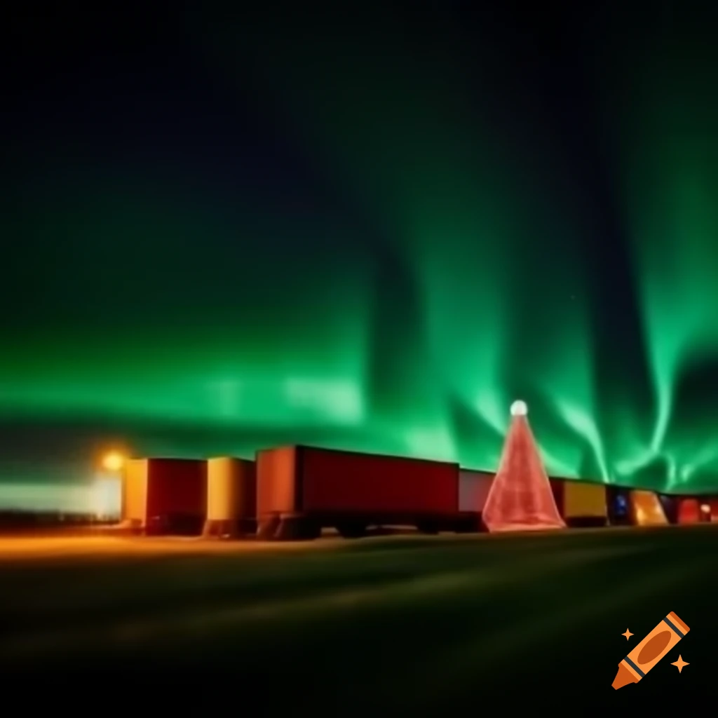 Corporate christmas poster for green light overseas freight forwarder ...