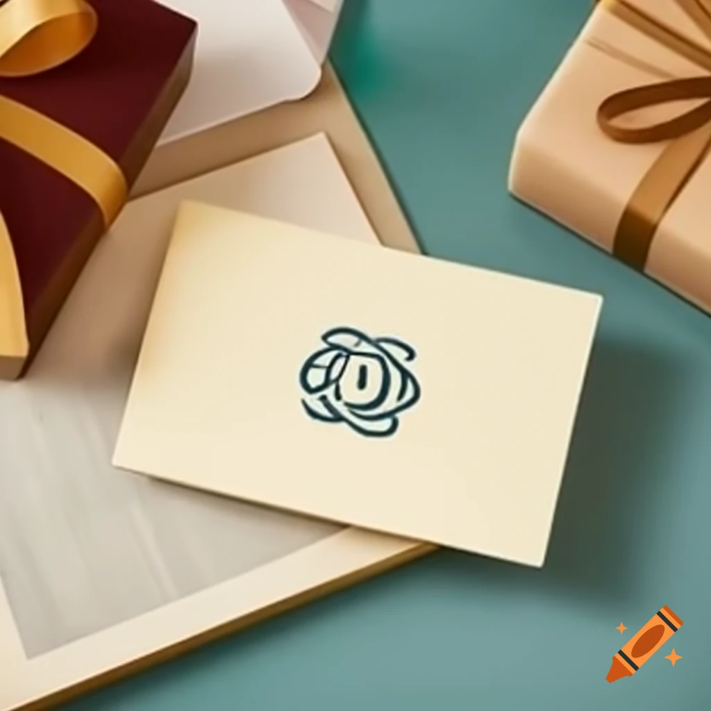 Old school gift card with ChatGPT logo on a stylish study table on Craiyon