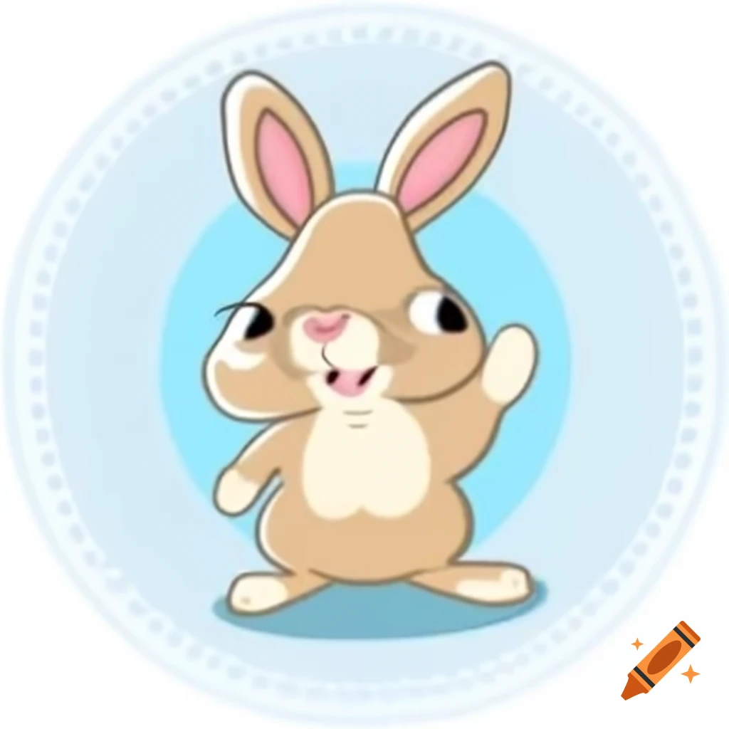 Rabbit representing autism awareness on Craiyon