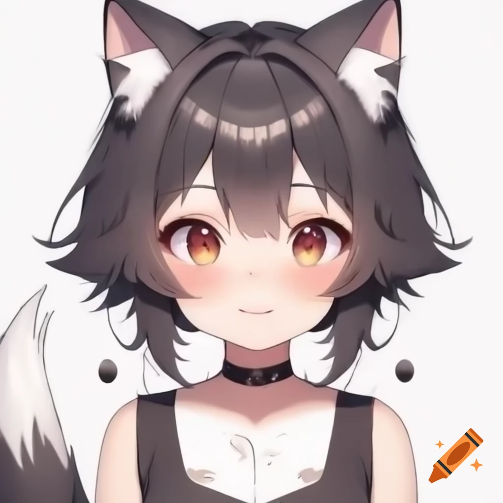 Cute Cartoon Girl Wolf Cute Anime Girl Wolf Wallpapers Wallpaper