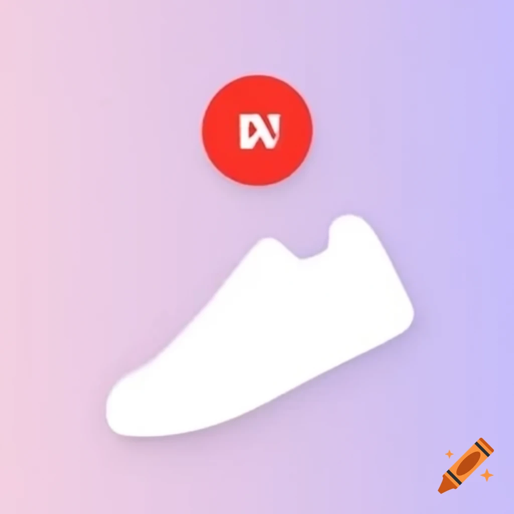 Shoe app logo design on Craiyon