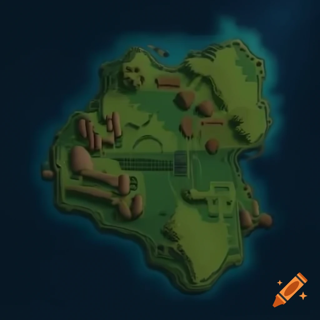 Vast 2D pixel art map showcasing mysterious region and tactical ...