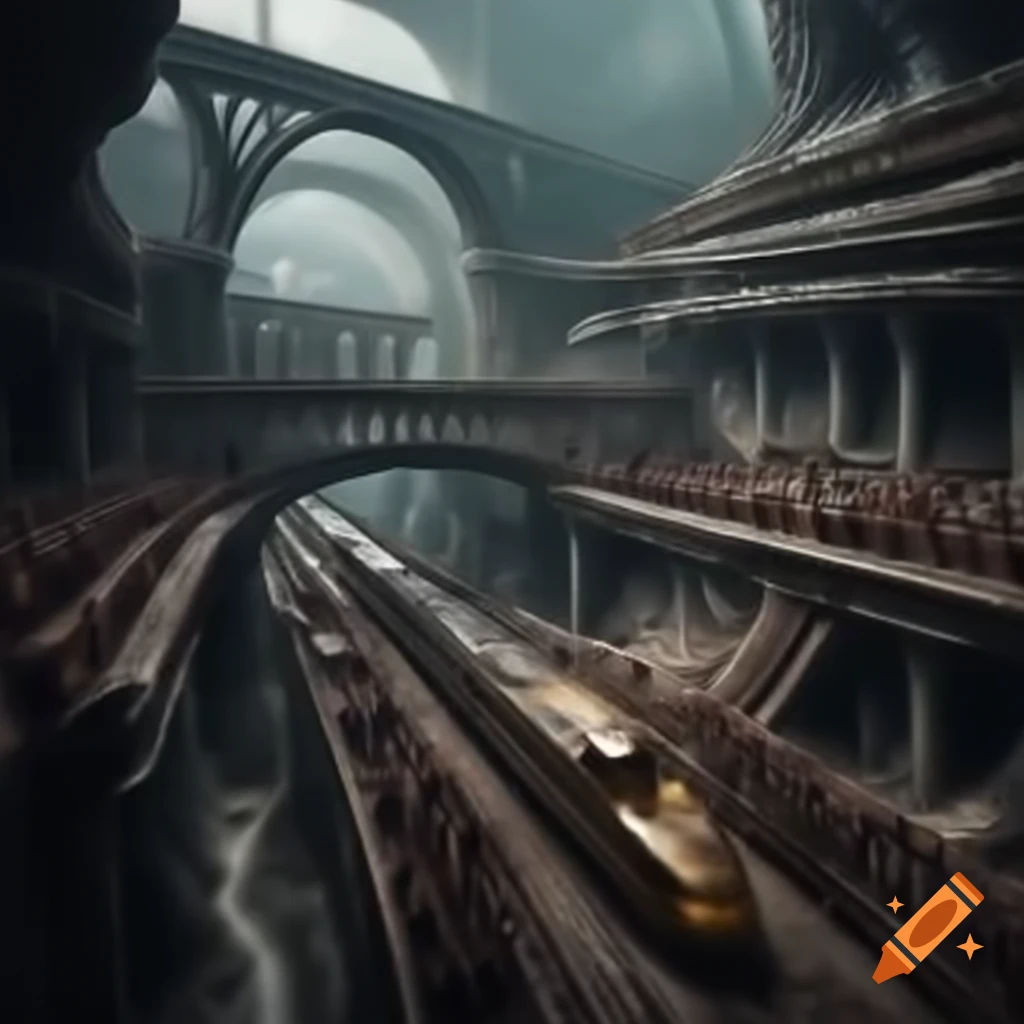 Complex architectural design of underground mine with fractal Aztec ...