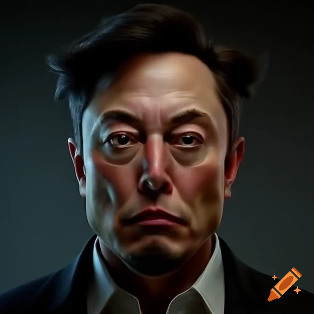 3D reimagining of Elon Musk as an Asian man, featuring realistic ...
