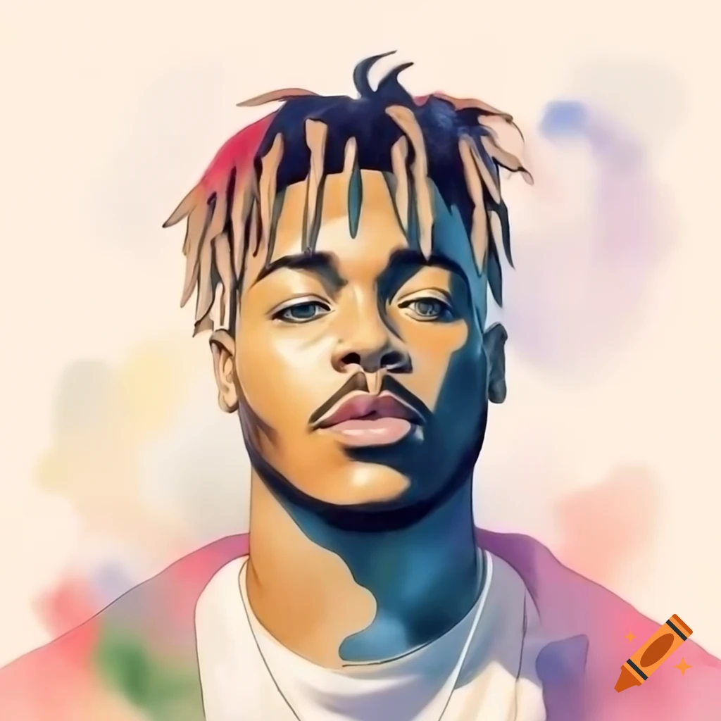 Serene depiction of a peaceful heaven honoring Juice Wrld's legacy on ...