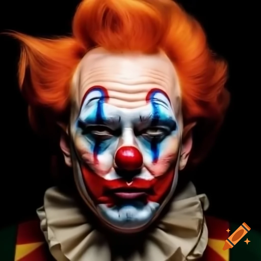 Portrait of Elon Musk grinning with unkempt orange hair, reminiscent of ...