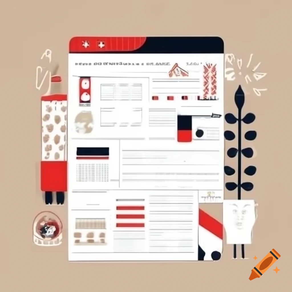 UI design for sewing machine touchscreen featuring Iranian traditional ...