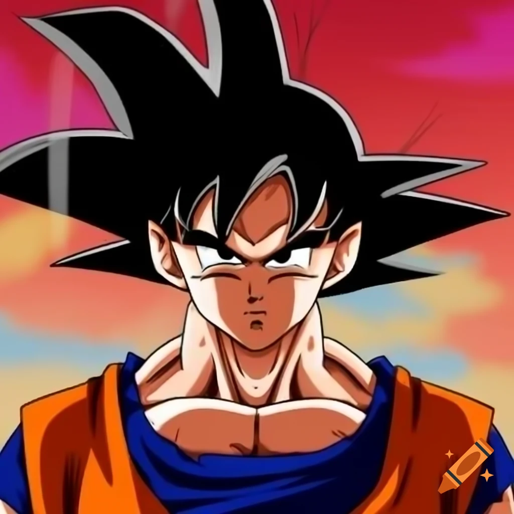 Goku character from dragon ball series on Craiyon