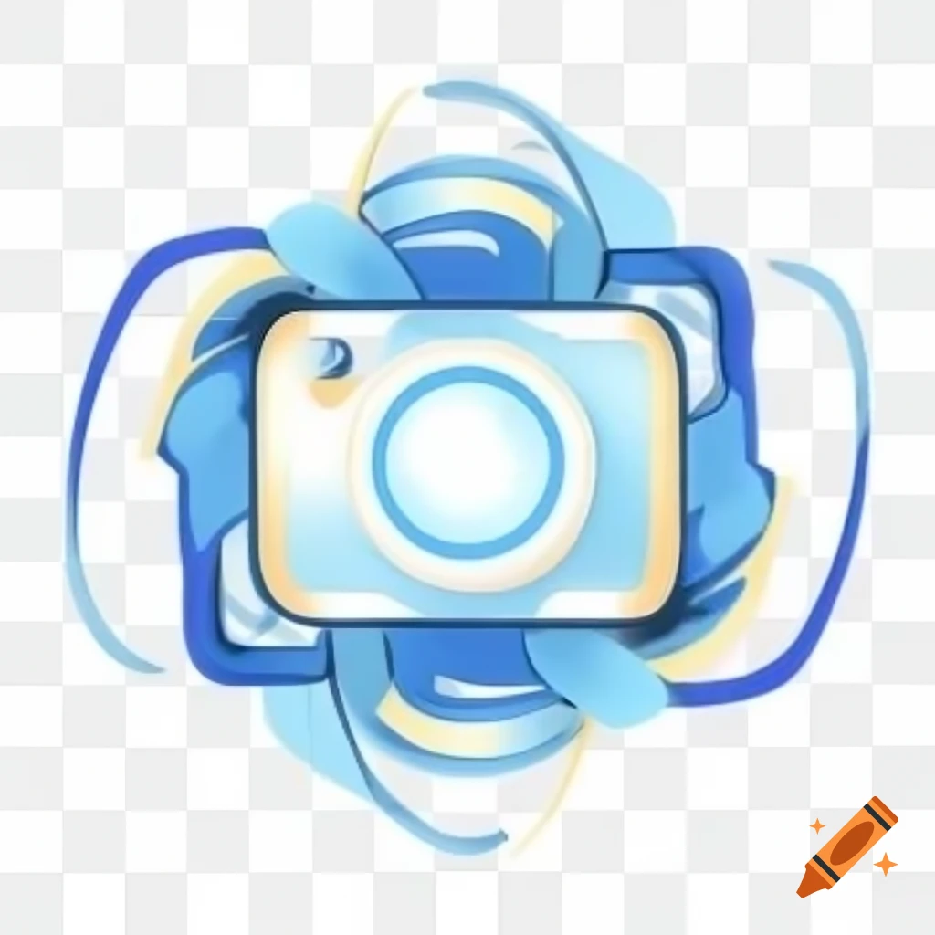 Modern camera frame design with viewfinder crosshairs and borders on ...