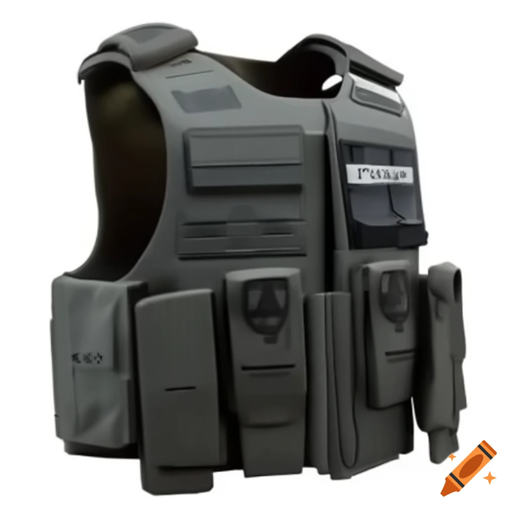 Lightweight modular vest designed for law enforcement use on Craiyon