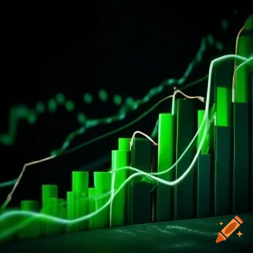 Professional guide on etf investments featuring green charts on black ...