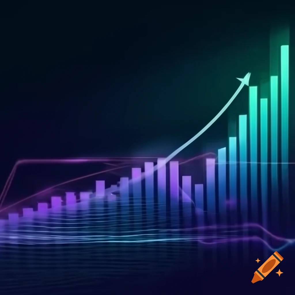 Professional guide design for etf investments with green charts on ...