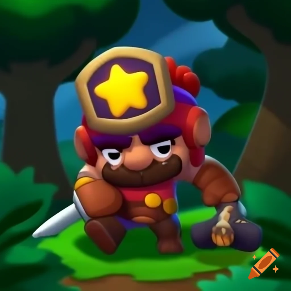 Brawl Stars brawler from the enchanted woods trio on Craiyon