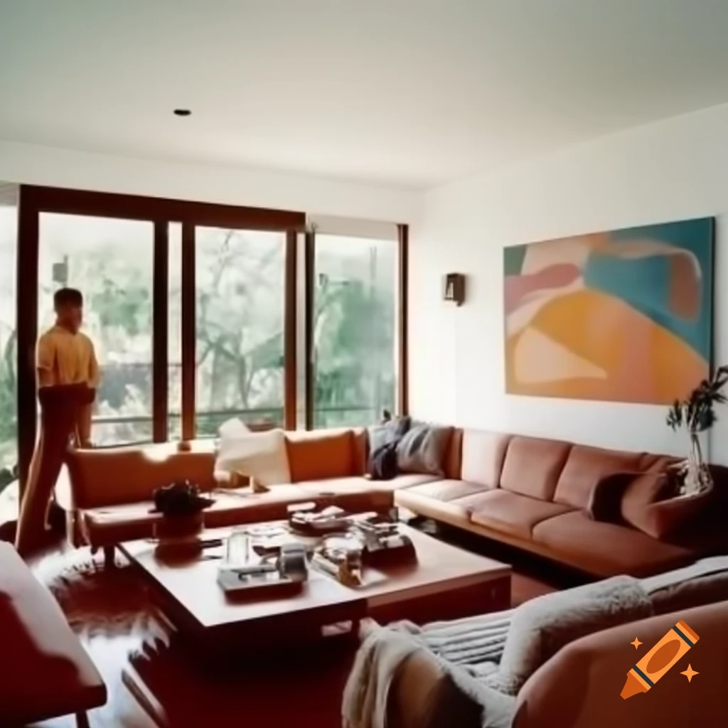 1990s southern california living room interior design inspired by z ...