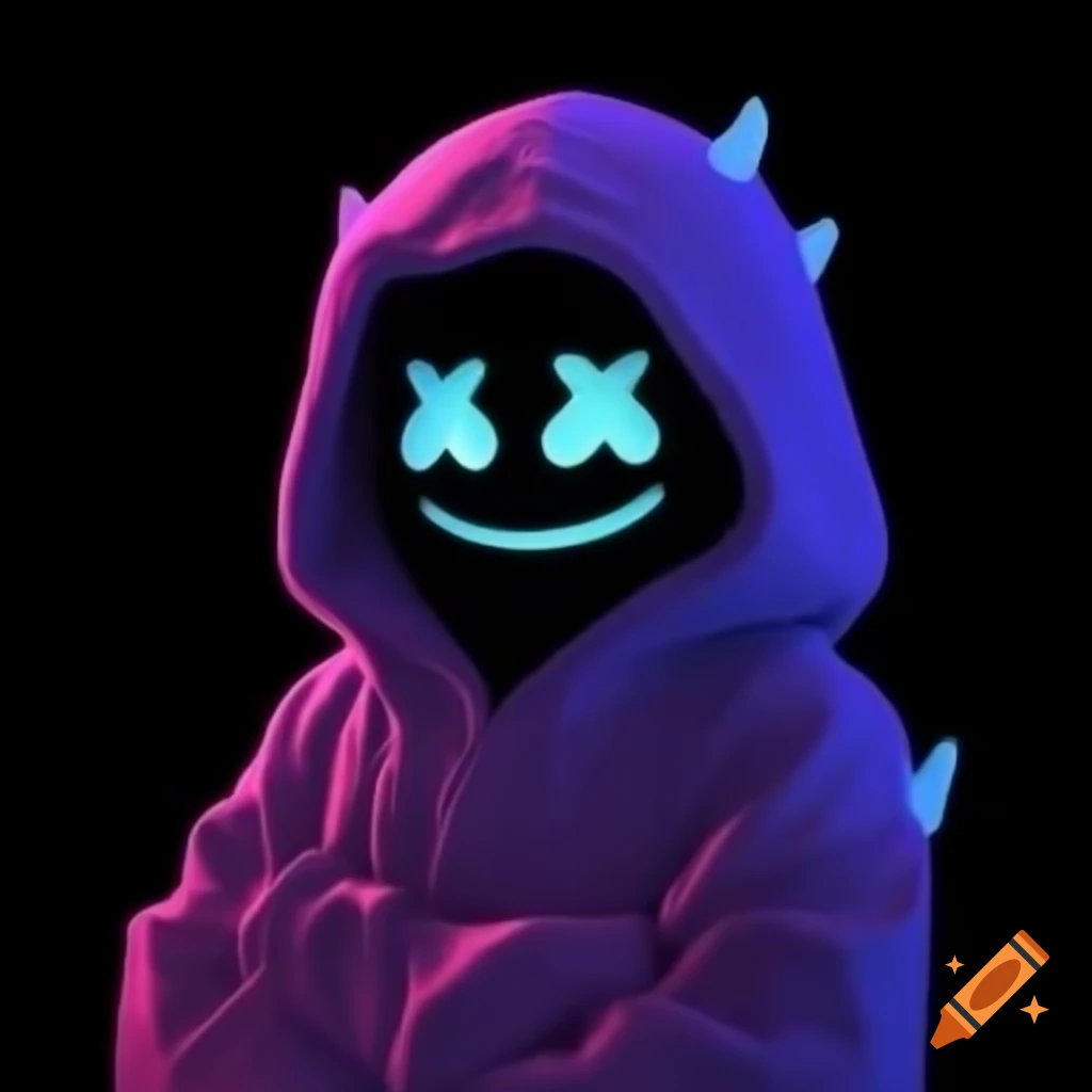 Cartoon wumpus character from discord on Craiyon