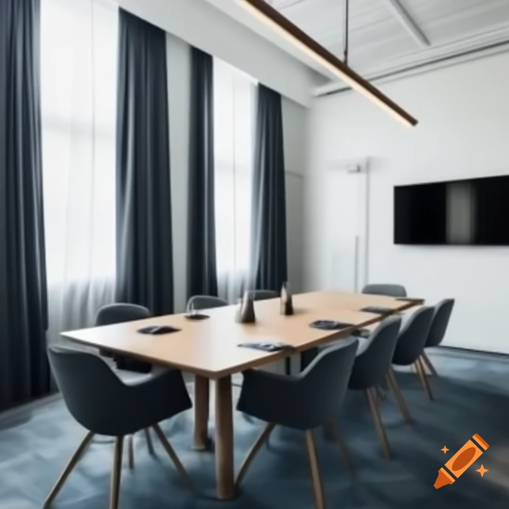 Modern business room interior design on Craiyon