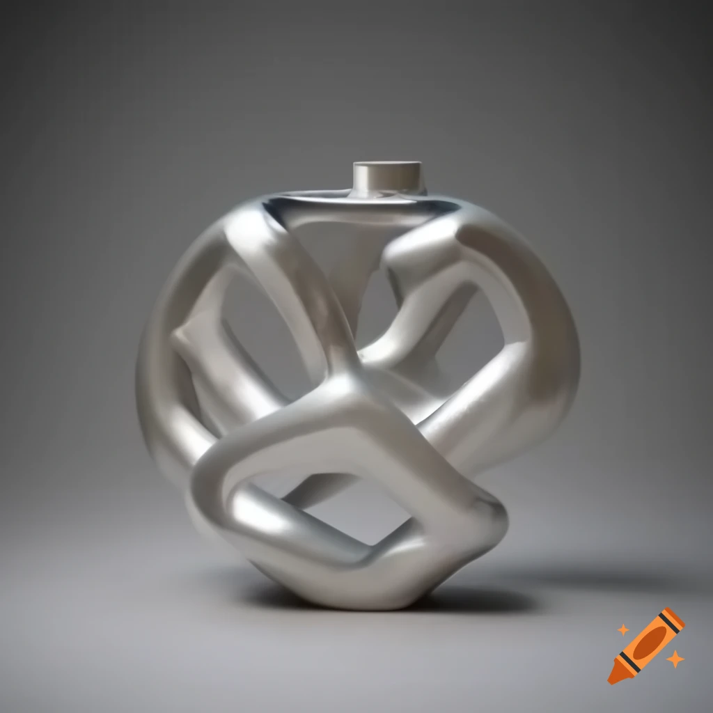 Paradoxical infinite vase design in glossy ceramic on Craiyon