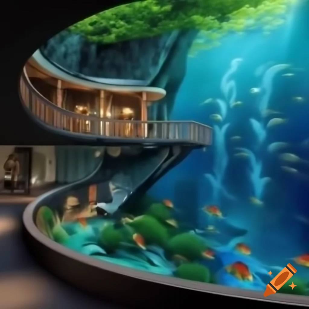 Luxurious cliffside home with balcony over pristine creek and waterfall ...