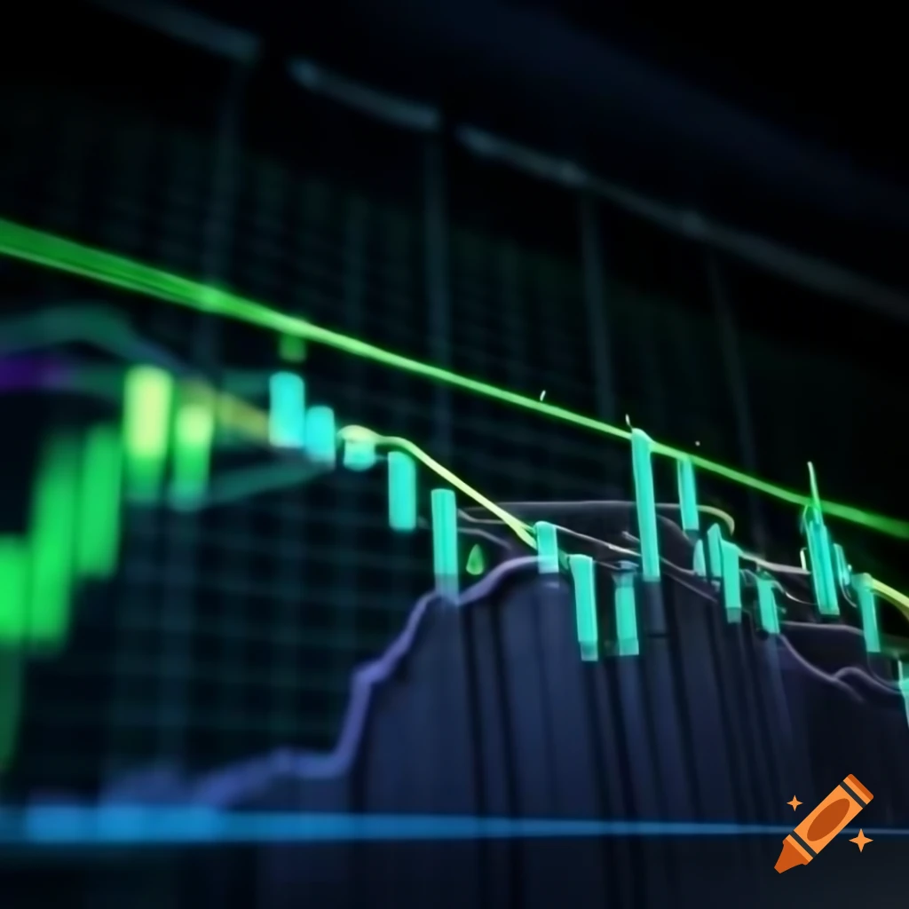 Professional guide design featuring green charts on a black background ...