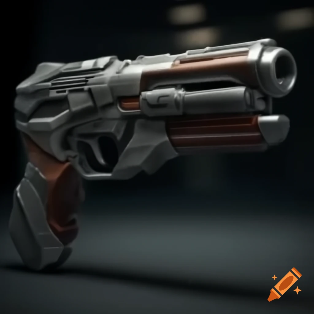 Realistic sci-fi firearms showcasing futuristic designs on Craiyon