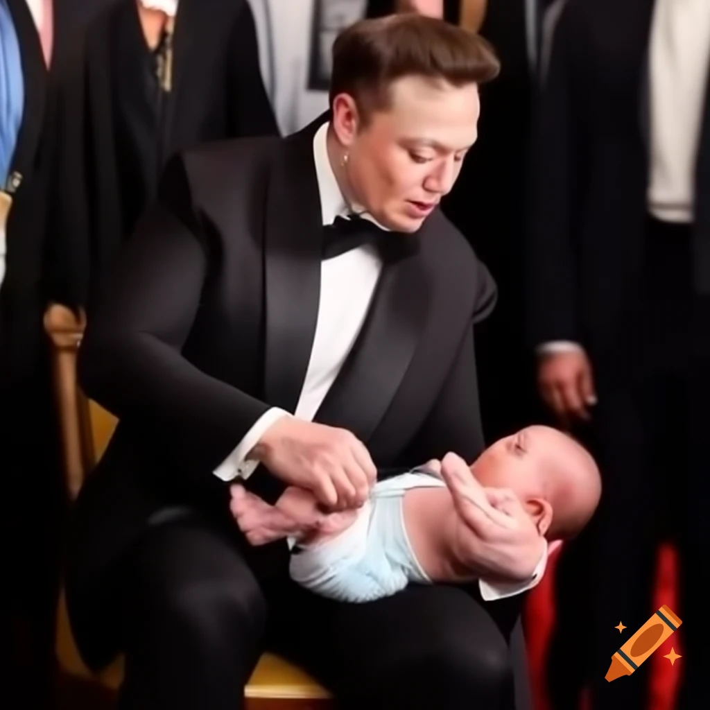 Satirical depiction of Elon Musk humorously changing a fictional ...