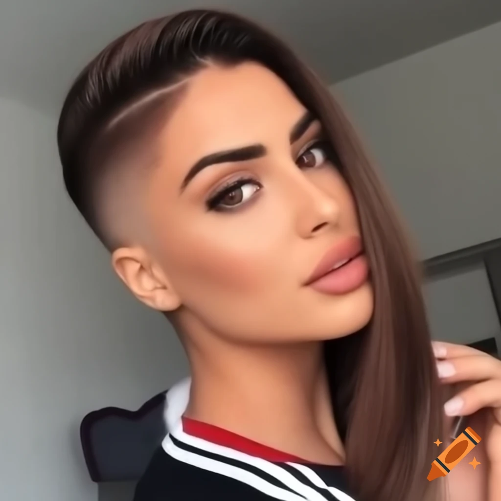 Athletic Spanish Arabic woman with brown hair and light brown eyes on ...