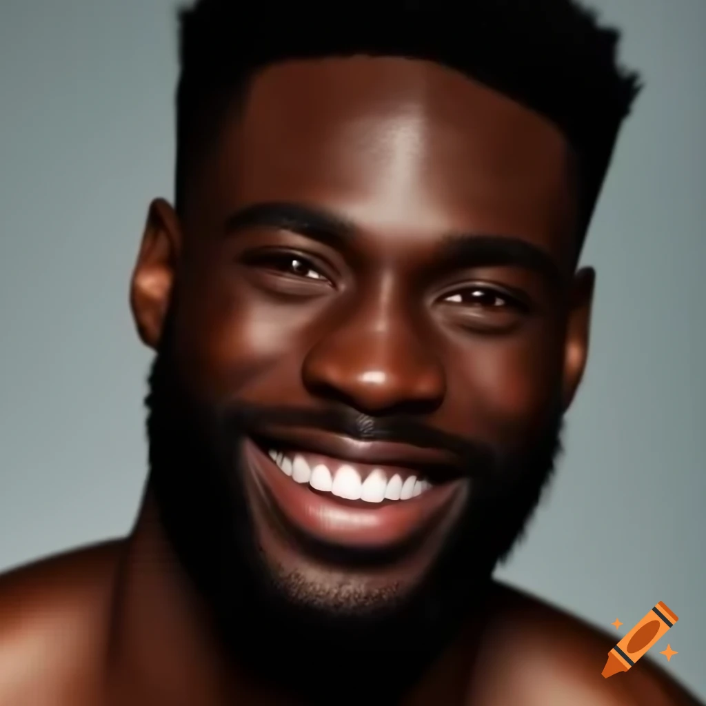 Close-up of a face with rich brown skin and dark almond-shaped eyes on ...