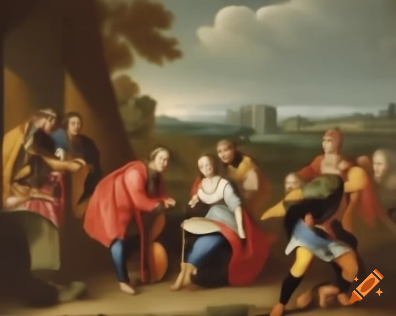 Historical reference to 'CROATOAN' from 1587 on Craiyon