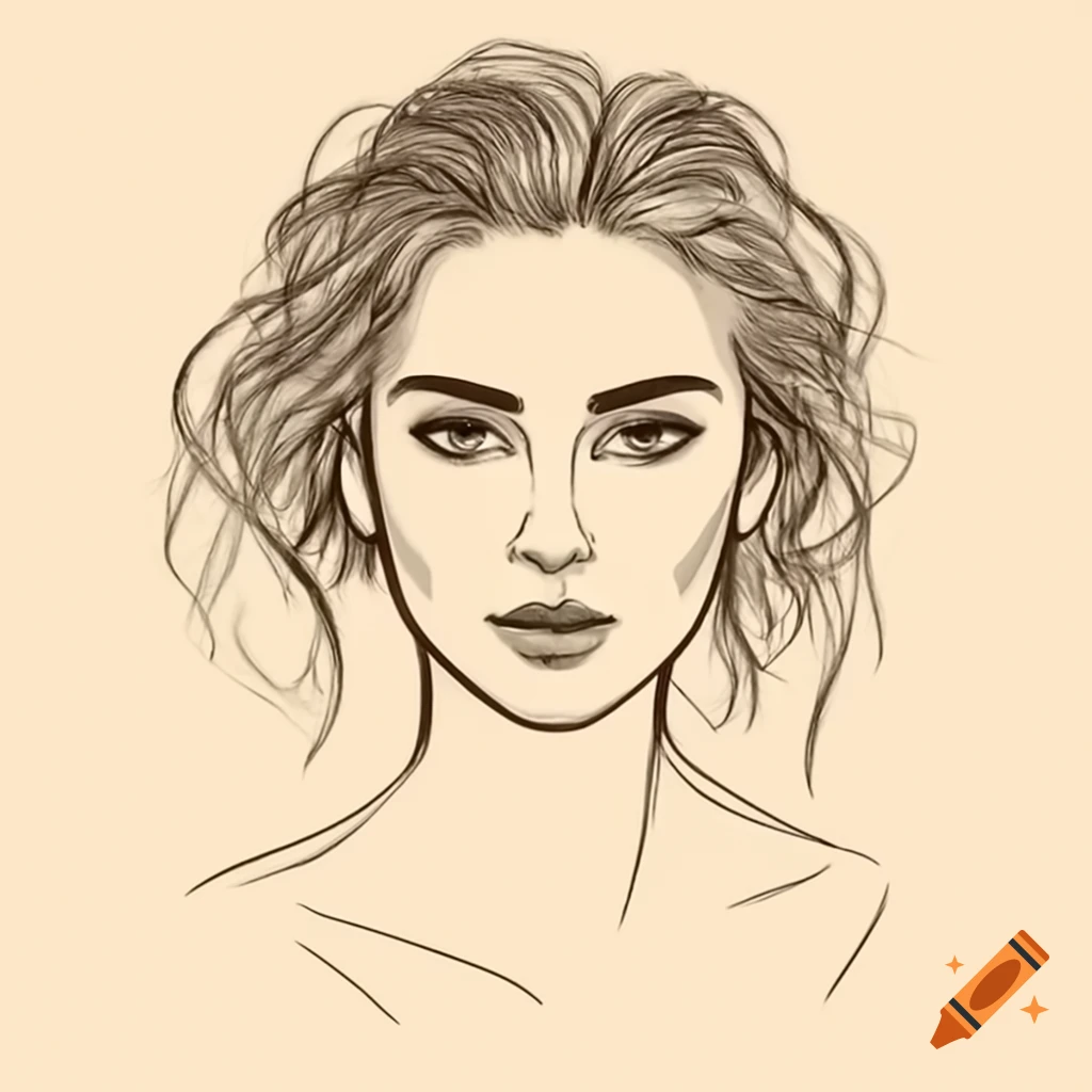 Portrait of a strong and intelligent woman with a confident presence on ...