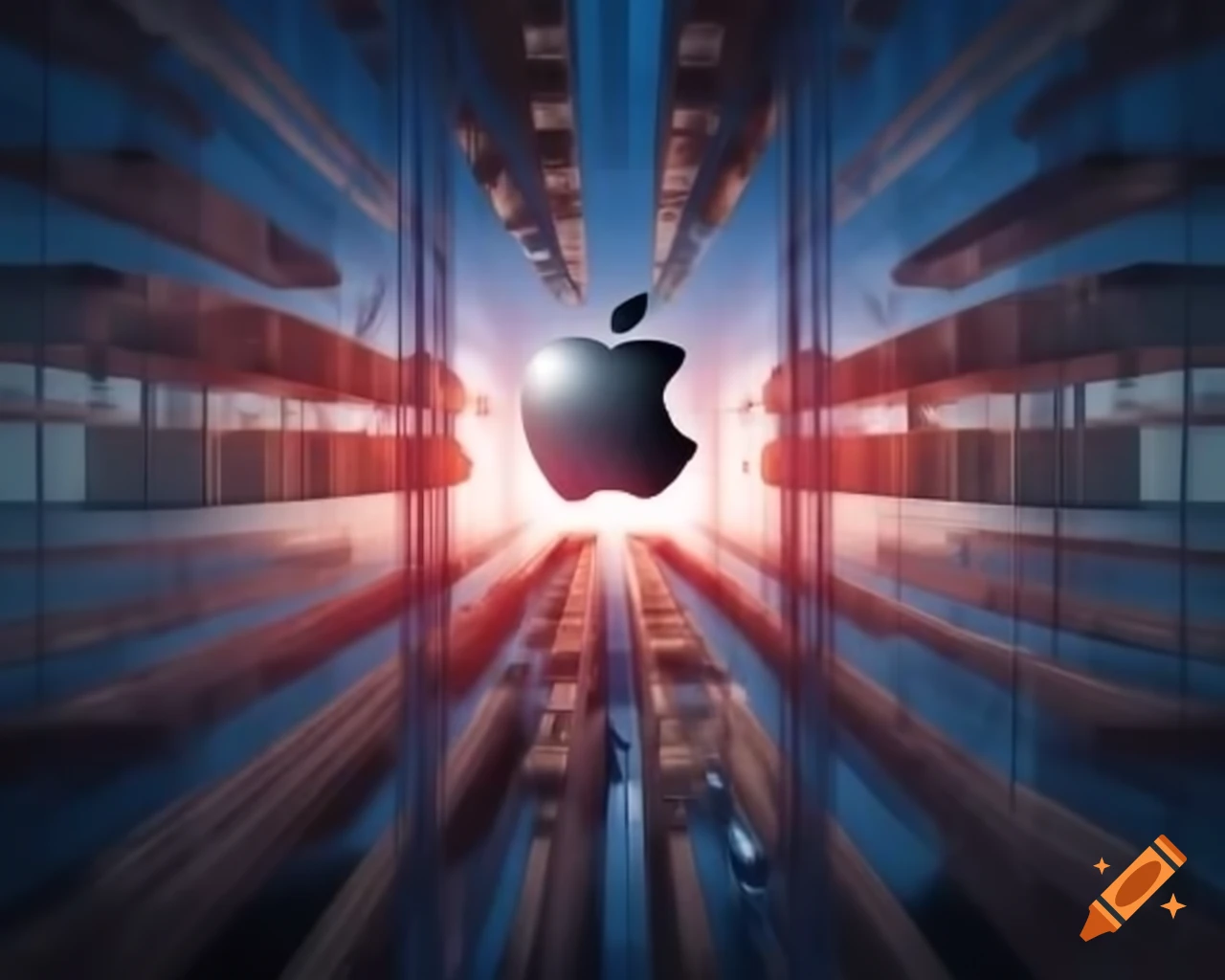 Apple's global production and impact on globalization on Craiyon